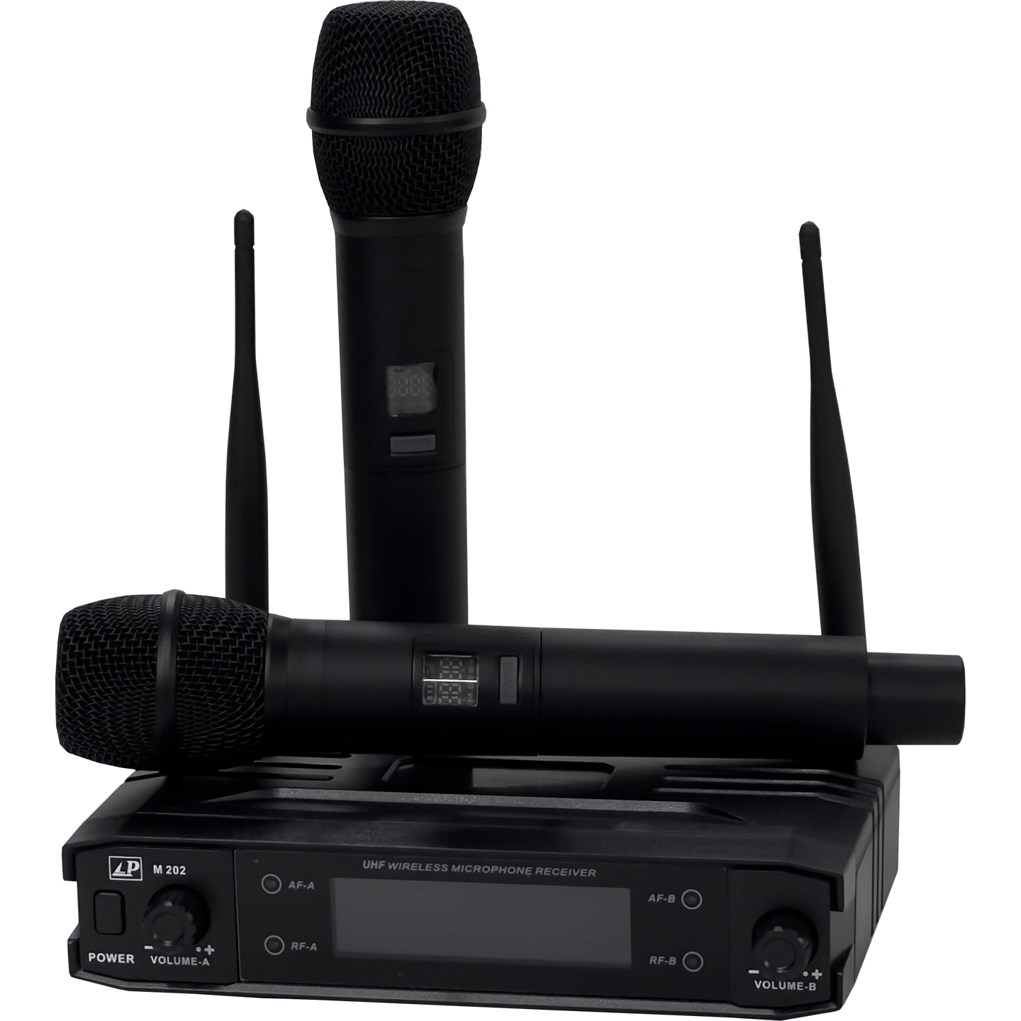 Lane M202 Dual Handheld Wireless UHF Microphone System | SBR Pro Sound