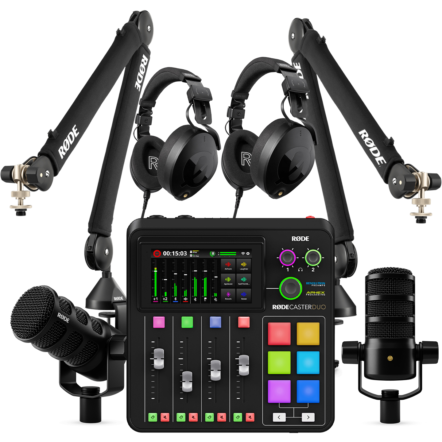 Rode RØDECaster DUO Podcast Bundle Ultimate Solution| SBR Pro Sound