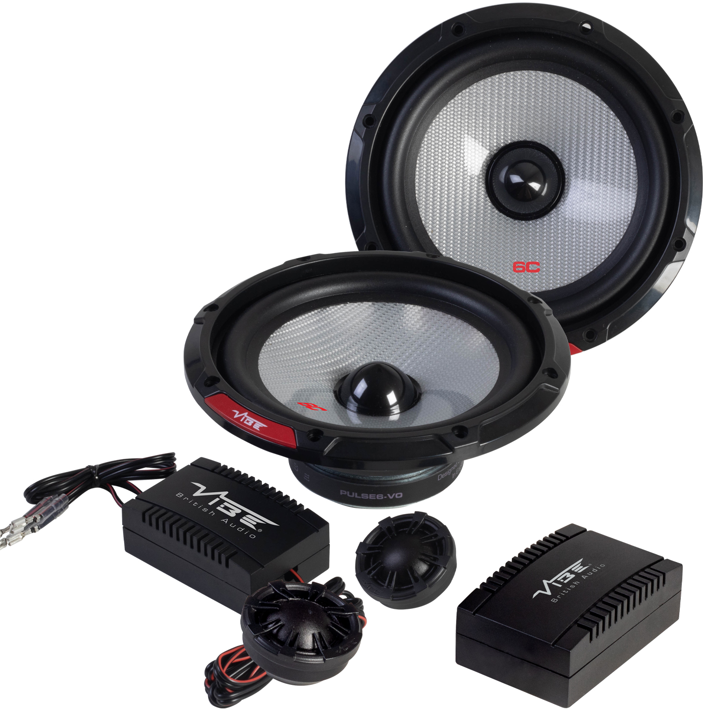 Vibe PULSE 6C-V3 Pulse 6.5" 40Watt 2-Way Component Splits | SBR Pro Sound
