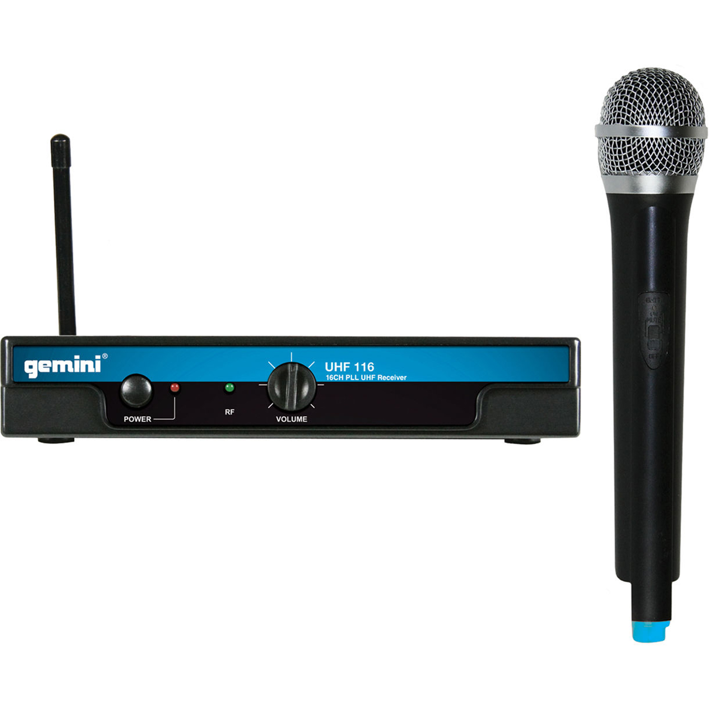 Gemini UHF116M UHF Wireless Handheld Microphone System | SBR Pro Sound