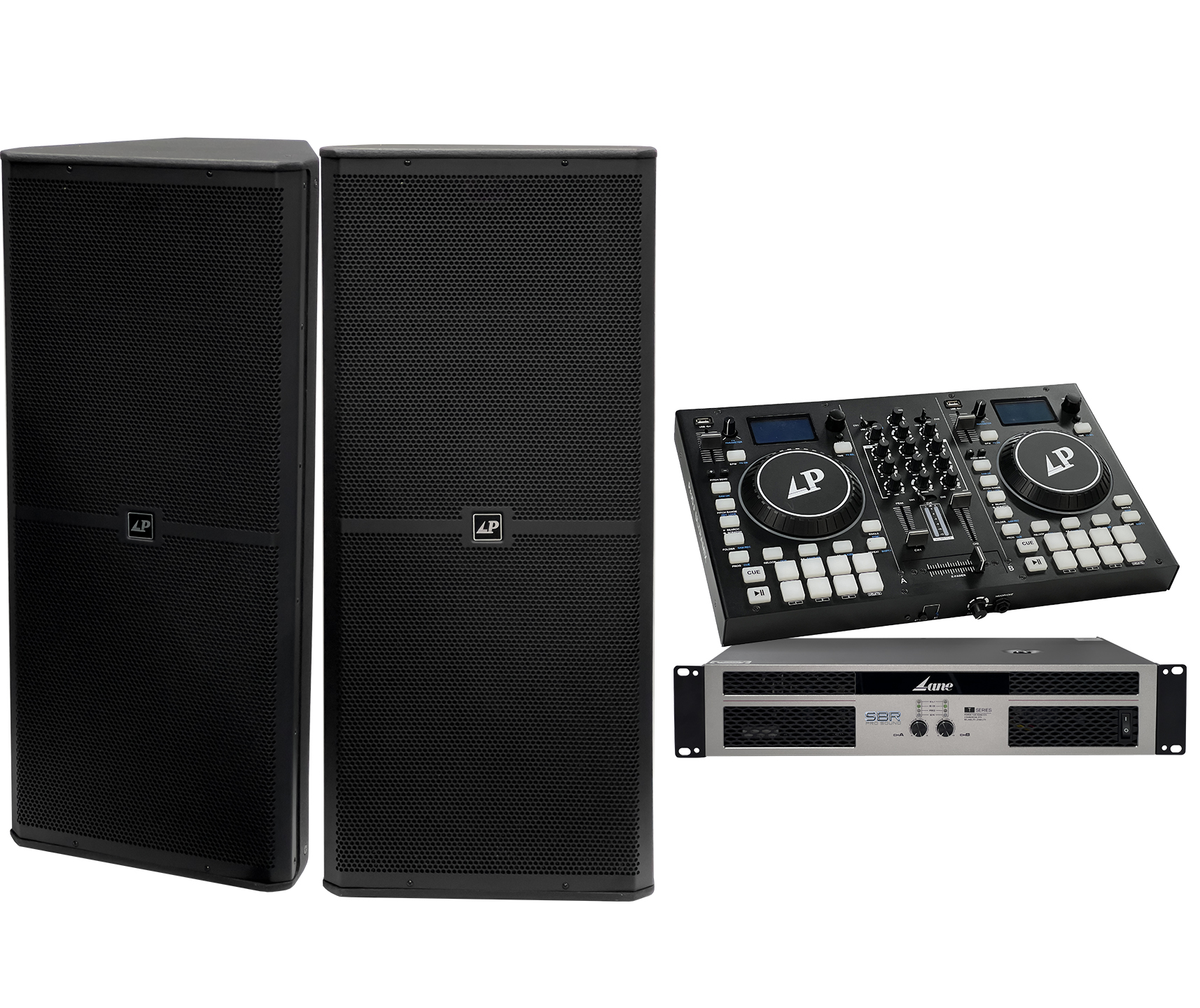 Lane Pro LP725 DJ Bundle | SBR Pro Sound