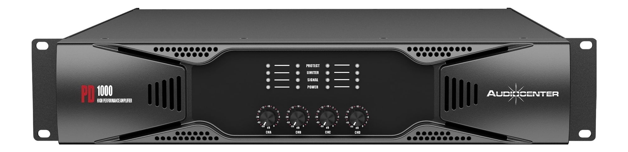 Audiocenter PD1000 PRO 4000Watt 4-Channel Power Amplifier | SBR Pro Sound