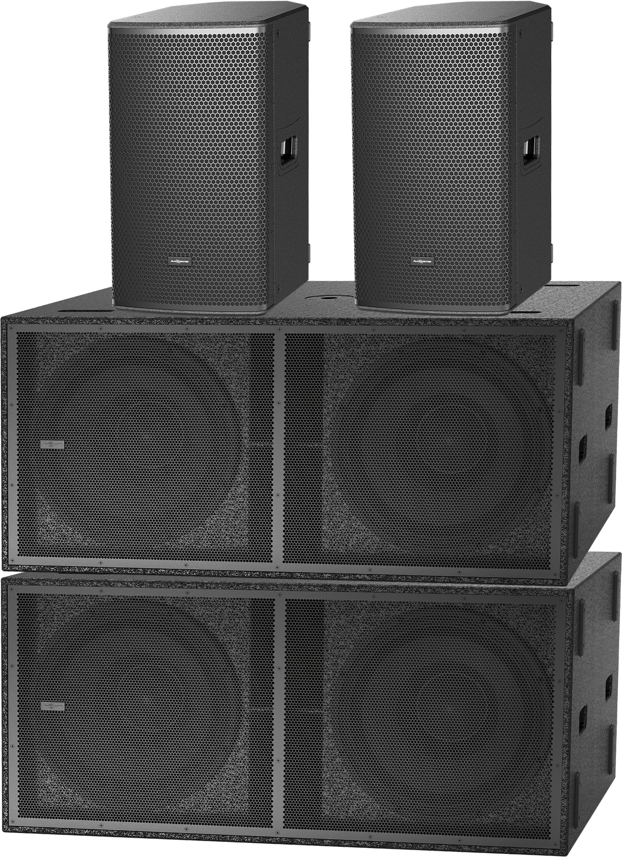Audiocenter Gig Rig 3 | 4700W RMS Powered PA Speaker System | SBR Pro Sound