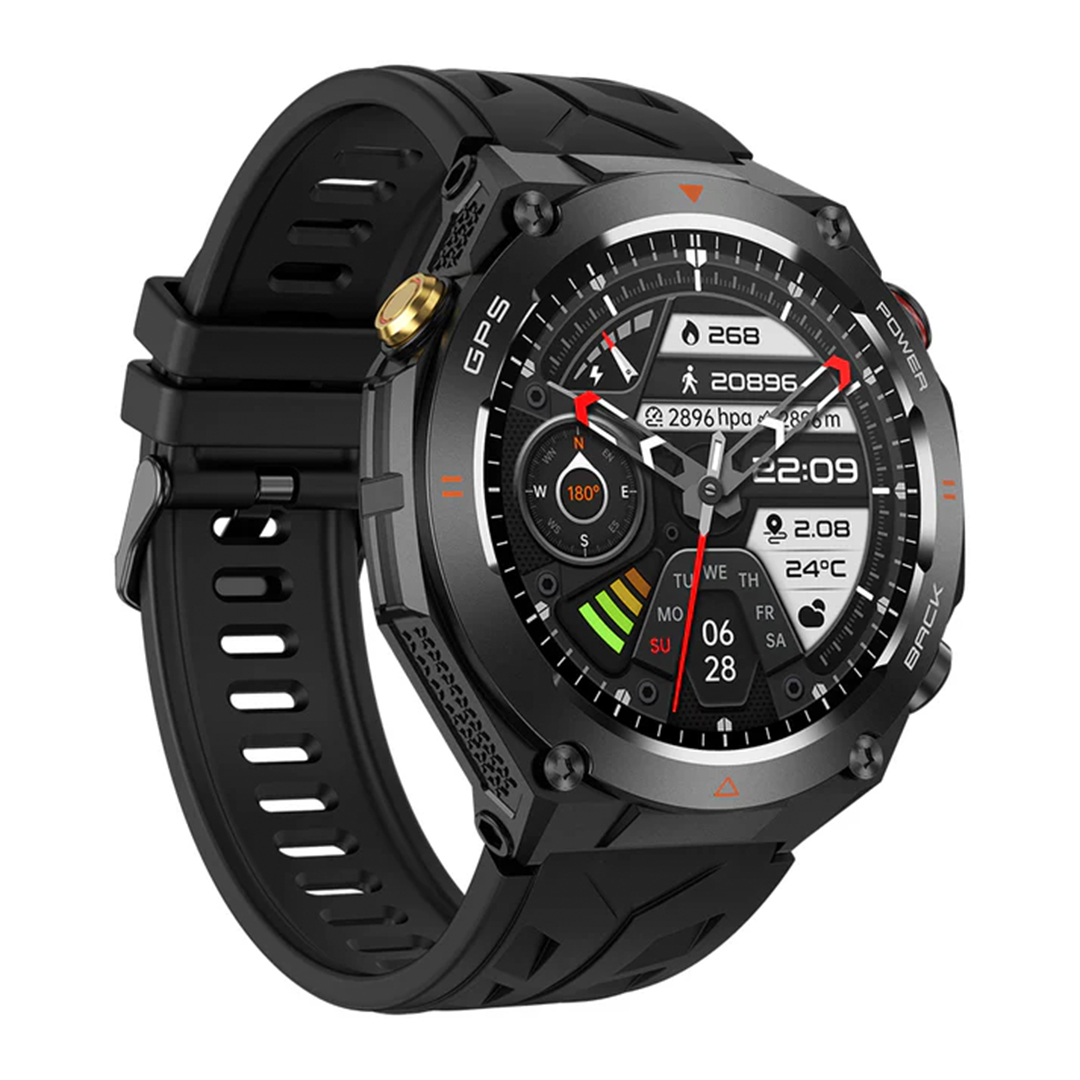COLMI V75 1.45" Rugged Smartwatch W/Silicone Watch Strap | SBR Pro Sound