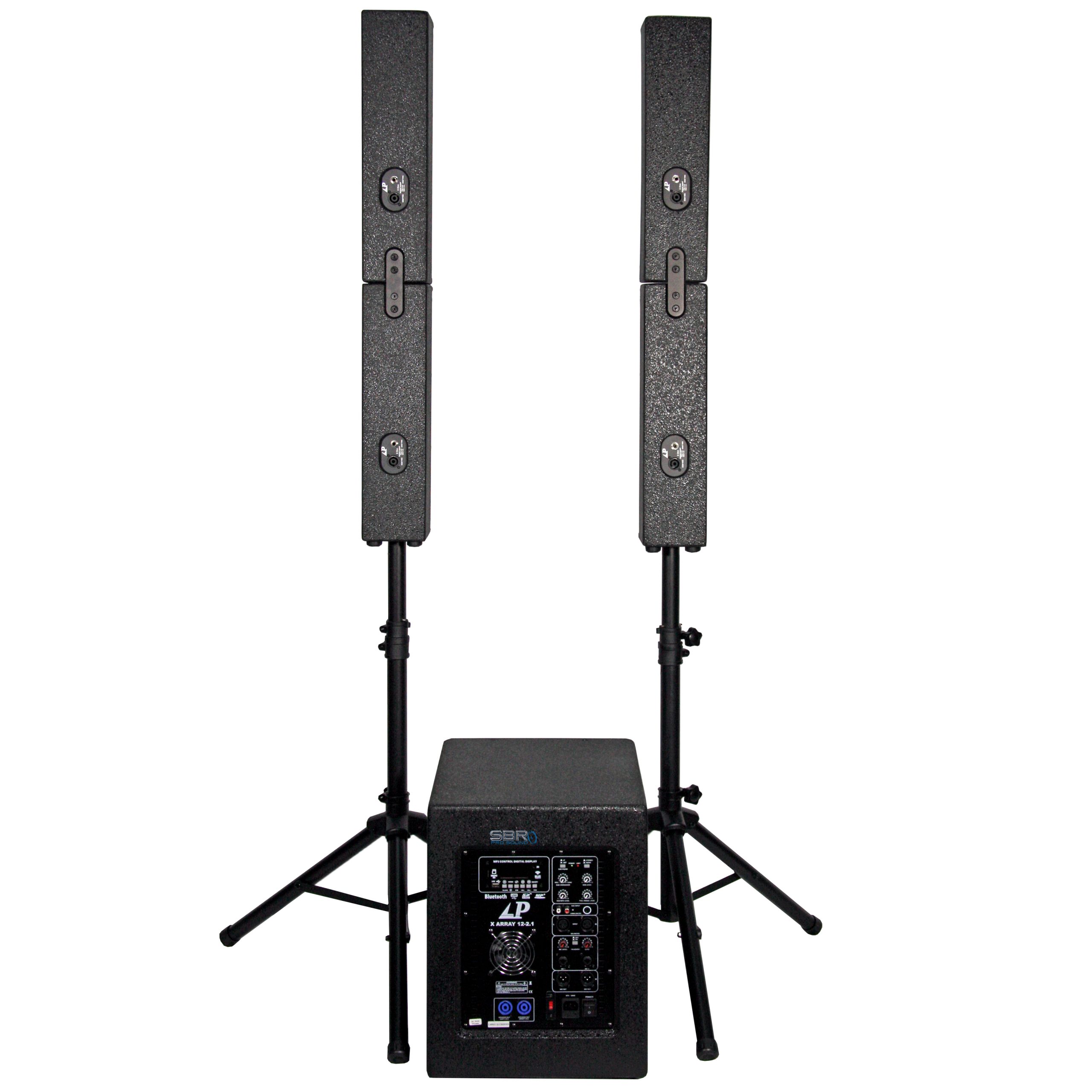 Lane Pro X-Array 12 2.1 12" Portable Powered Column Array| SBR Pro Sound