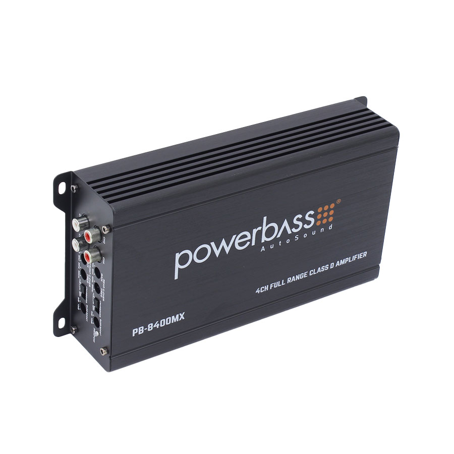 PowerBass PB-8400MX - Mini Series 4-Channel Compact Amplifier | SBR Pro ...