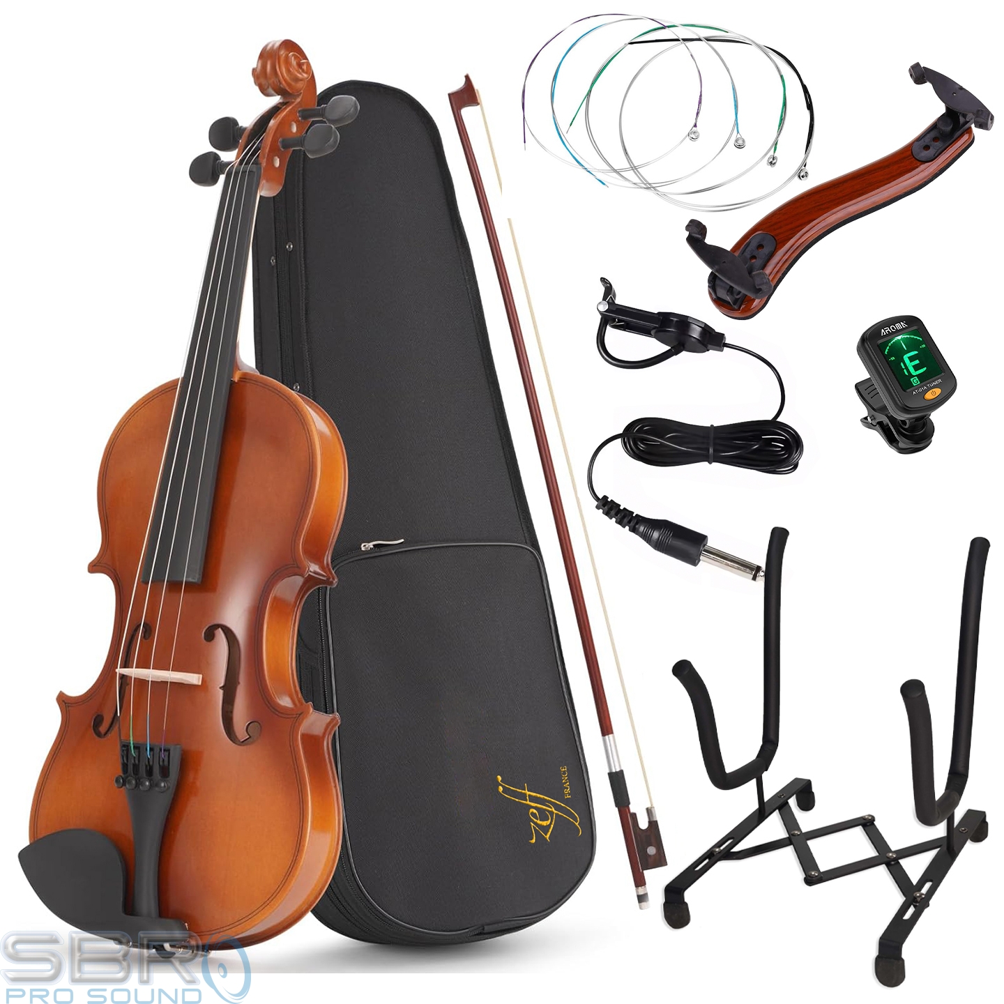 Zeff 3/4 Violin Bundle - Your Complete Starter Kit for Violinists | SBR ...