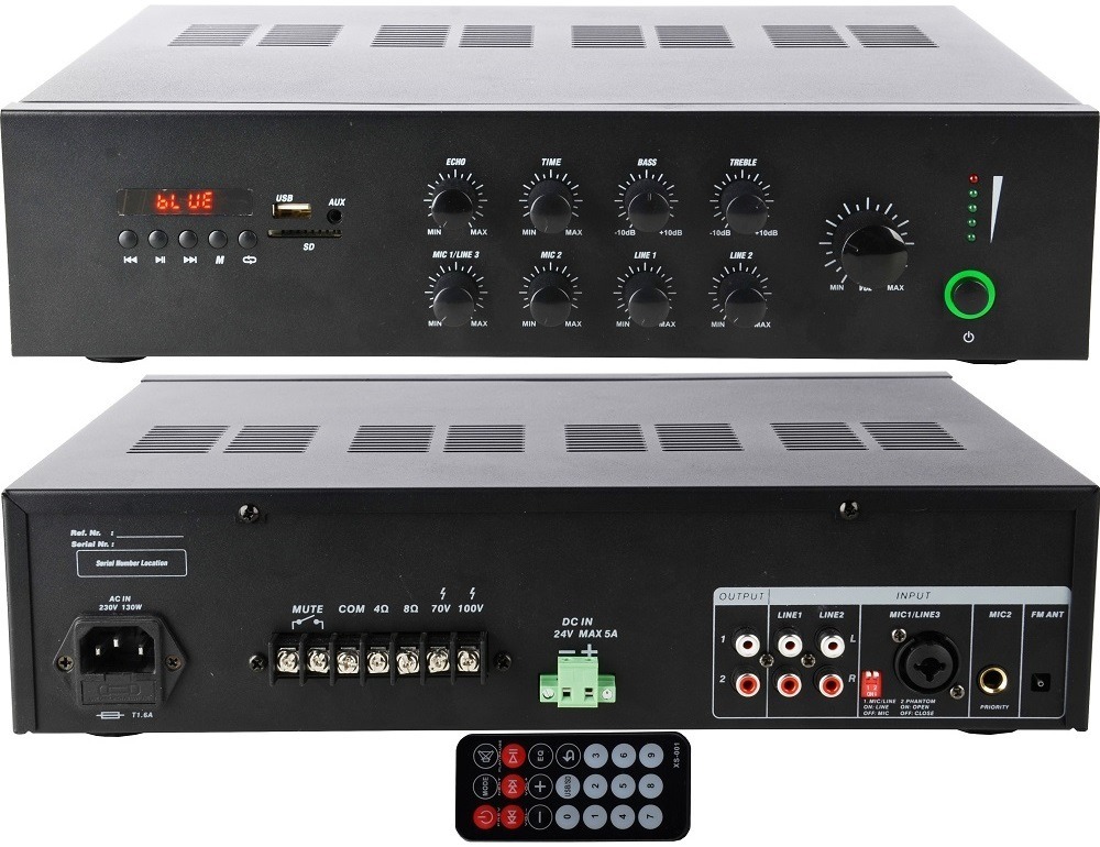 Lane Pro PA-120DC - 120Watt USB Powered Audio Amplifier | SBR Pro Sound