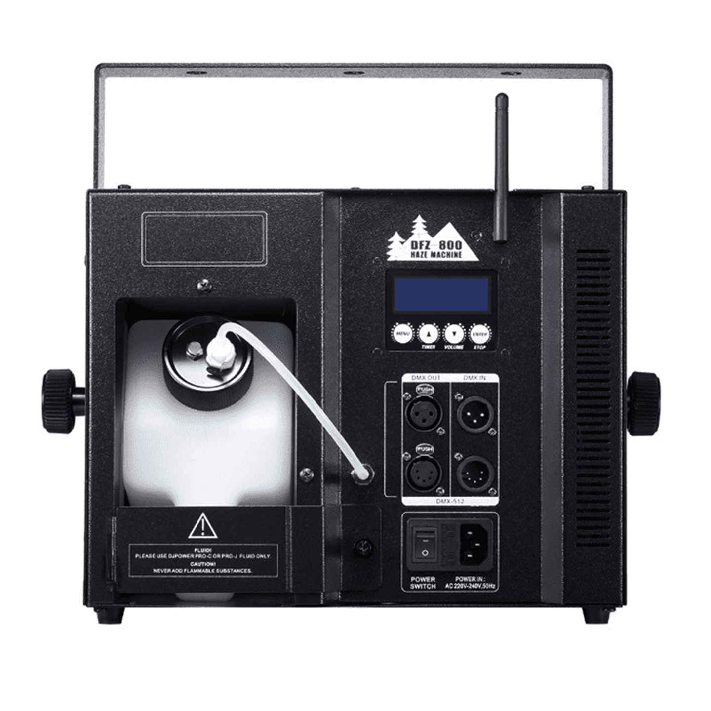 DJPower DFZ-800 - 1200W Haze Machine | SBR Pro Sound