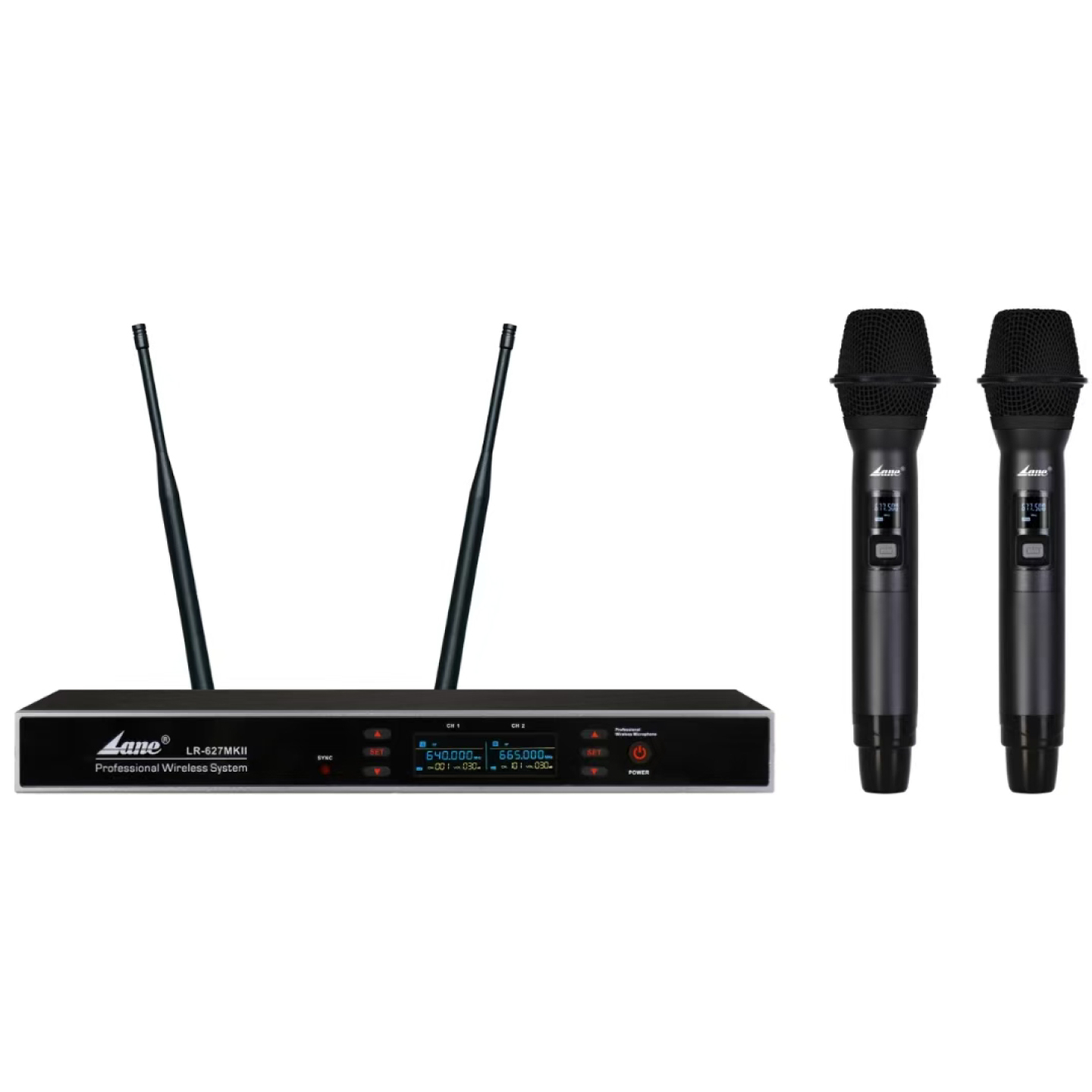 Lane LR-627 MKII - Dual Hand UHF Wireless Microphone System | SBR Pro Sound