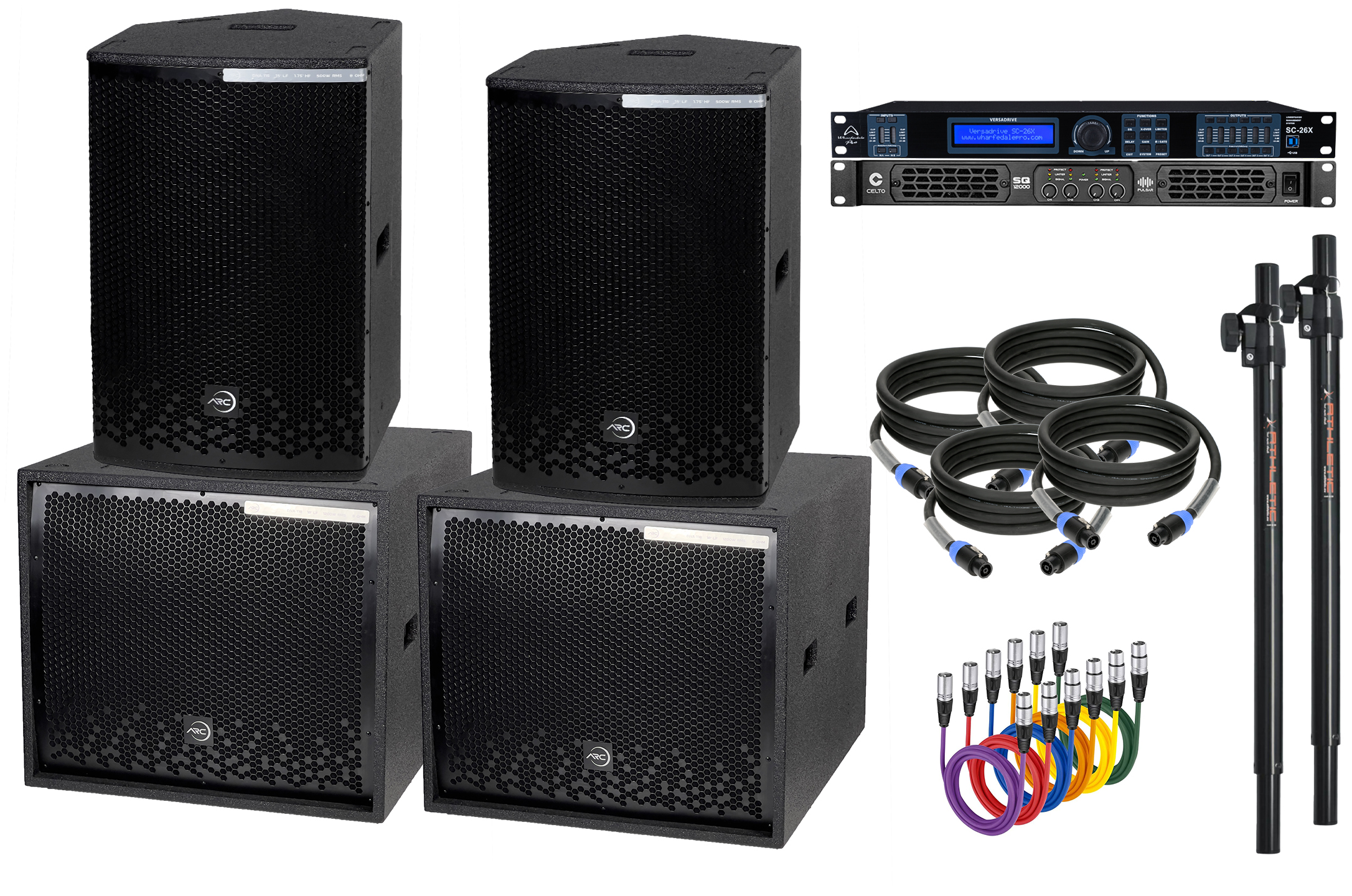 ARC Audio DNA Series Combo - Premium PA Speaker System | SBR Pro Sound