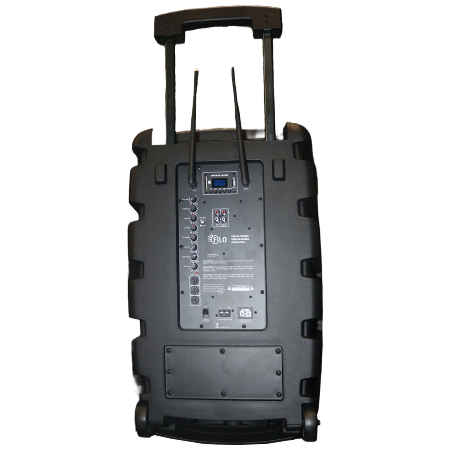 Filo FDA15PA – 15" Battery-Powered Portable PA Loudspeaker | SBR Pro Sound
