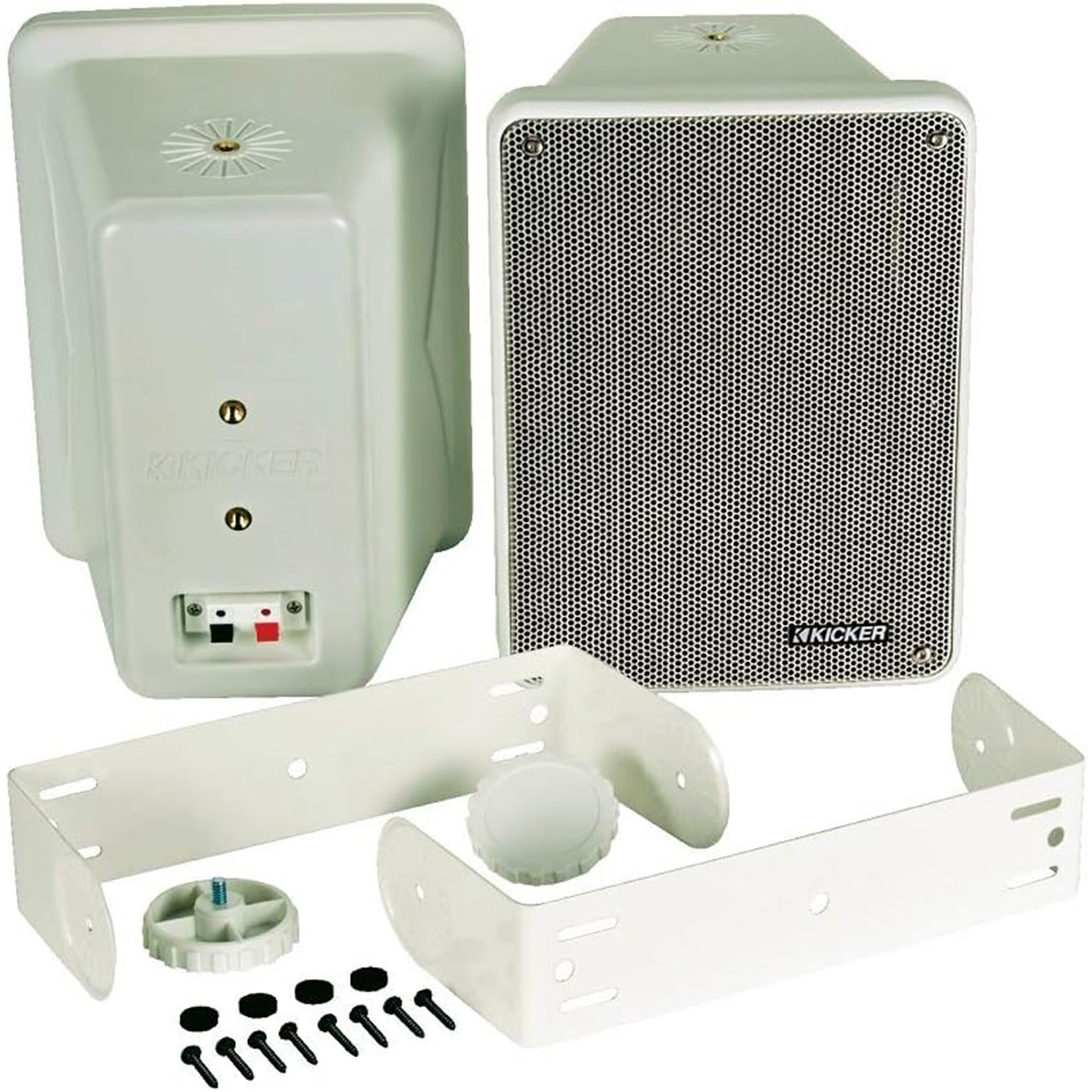 Kicker KB6G - 2-Way Full-Range All-Weather Loudspeaker (Grey) | SBR Pro ...