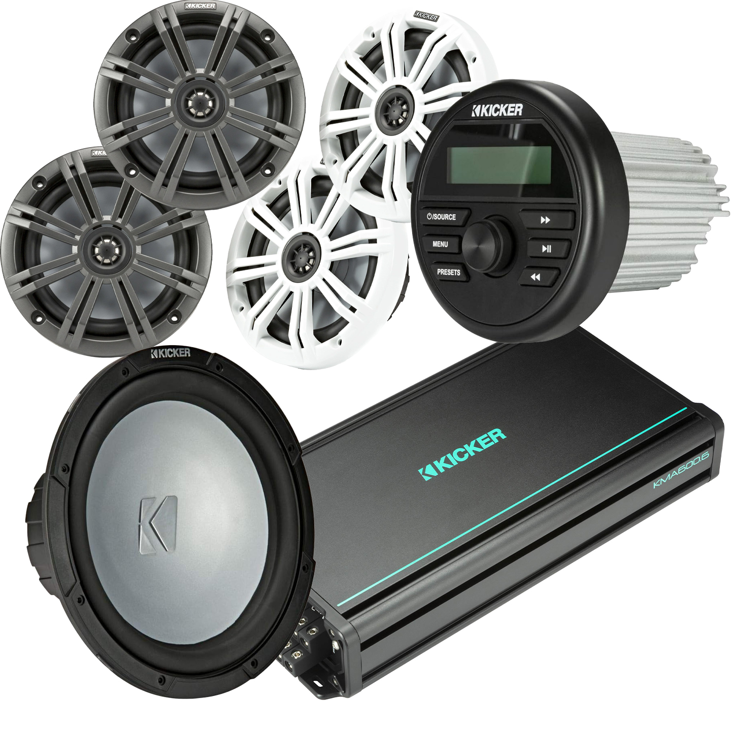 Kicker KM Marine/PowerSports Combo System | SBR Pro Sound