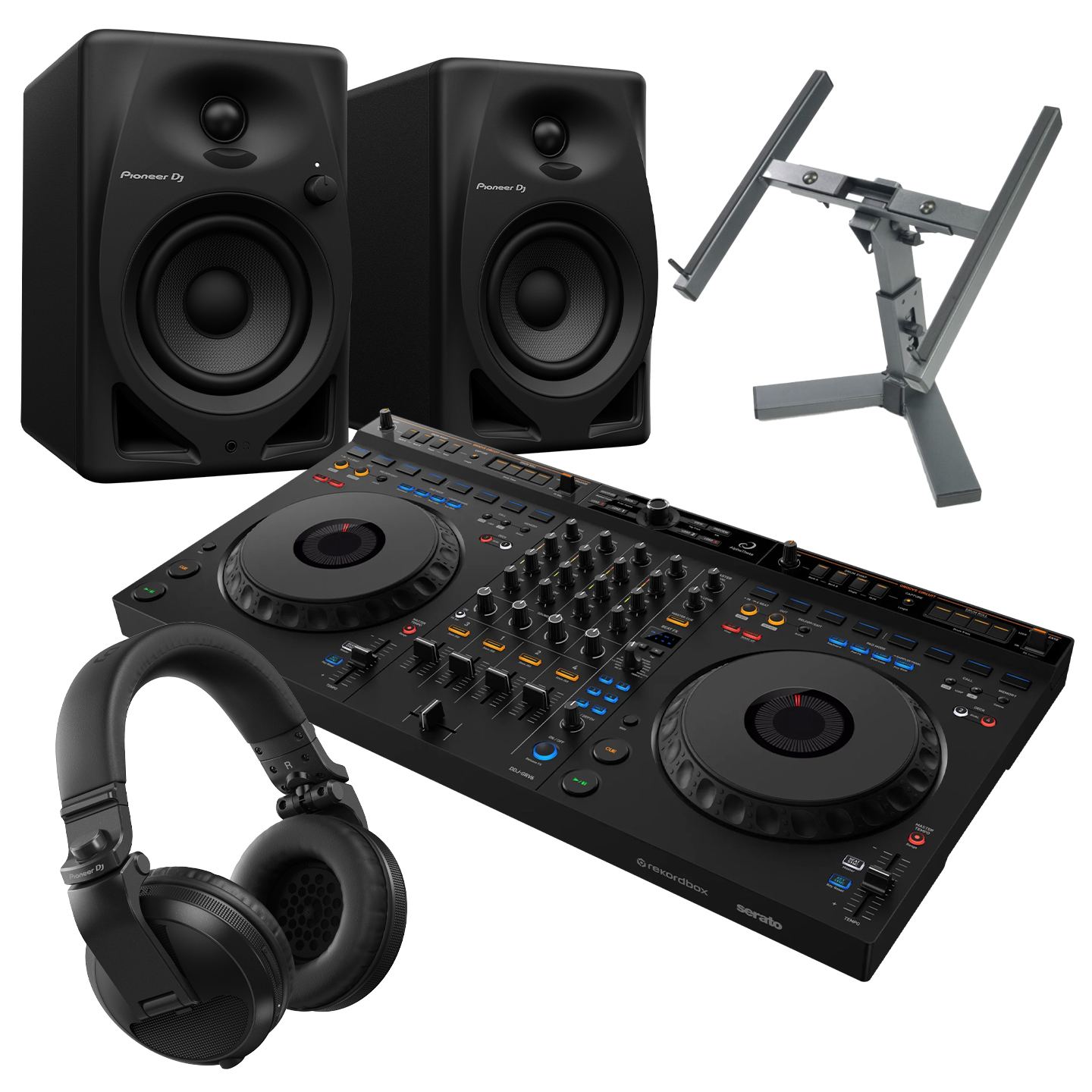 AlphaTheta DDJ-GRV6 Combo- 4-Channel DJ Controller Set | SBR Pro Sound