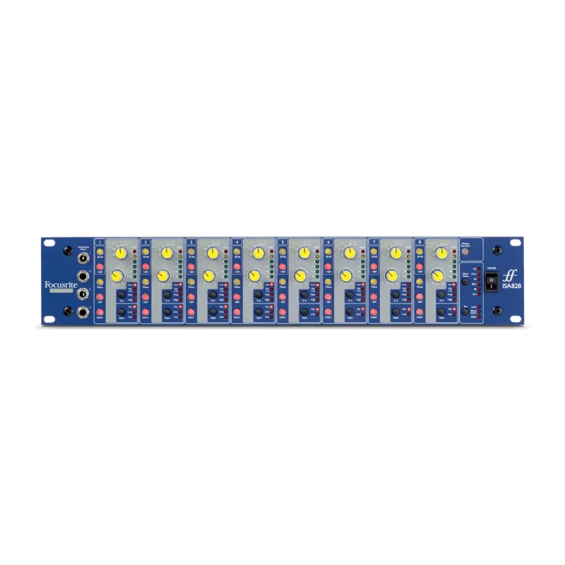 Focusrite ISA828 MKII High-Quality 8-Channel Microphone Preamp| SBR Pro ...