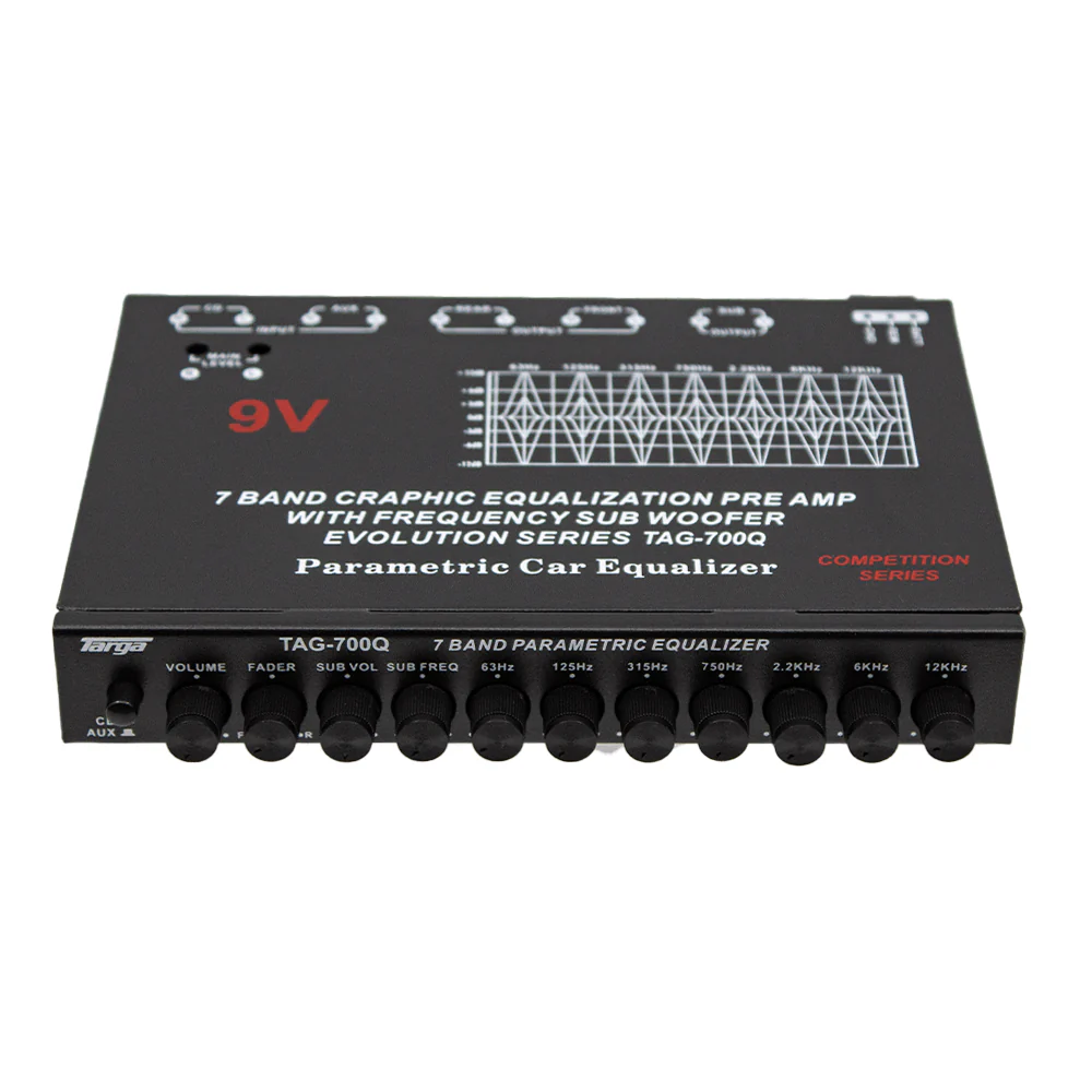 Targa TAG-700Q 7 Band Graphic Equalizer | Car Audio Sound Processor ...